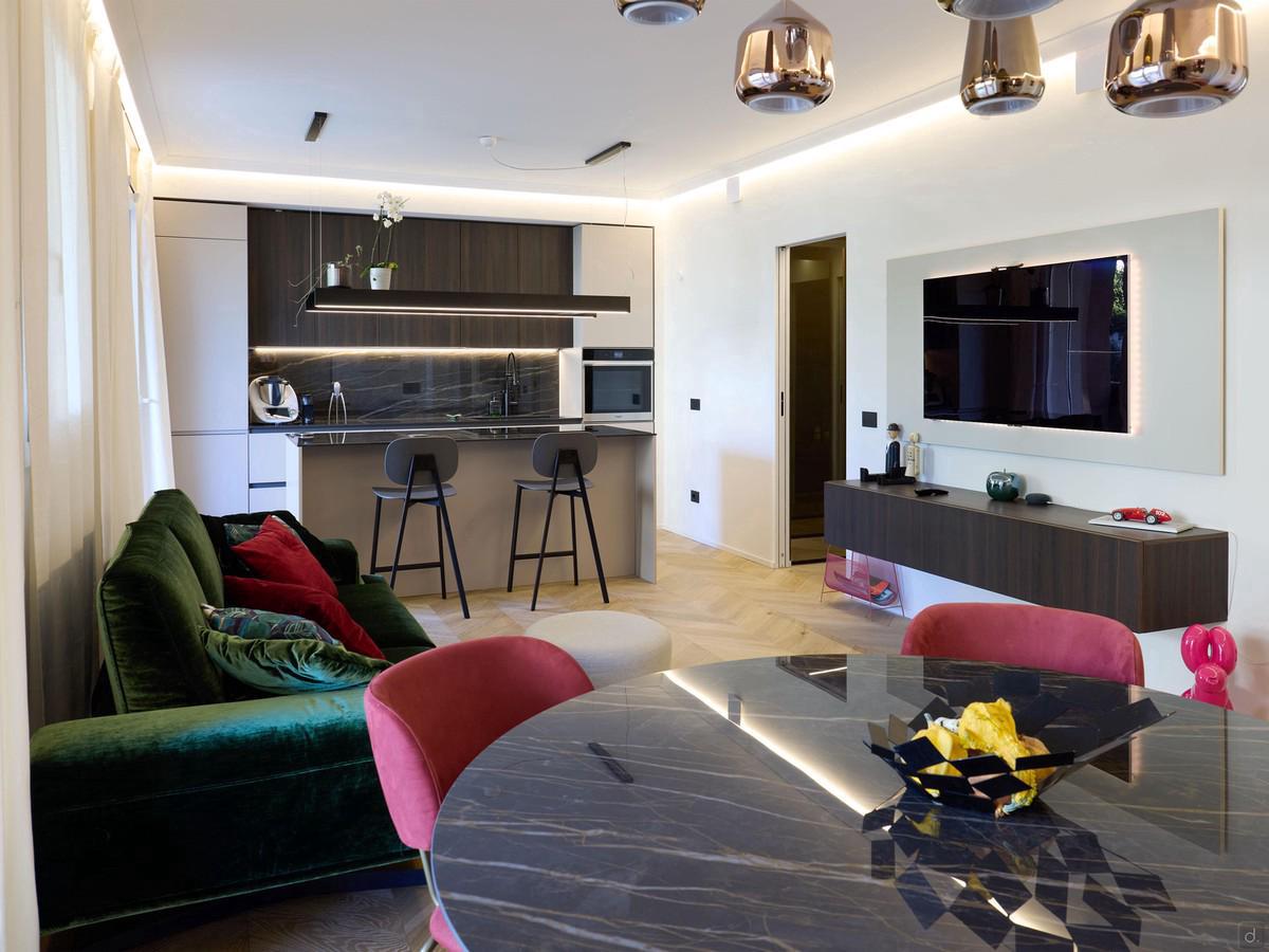 80 square metres flat modern project | DIOTTI.COM