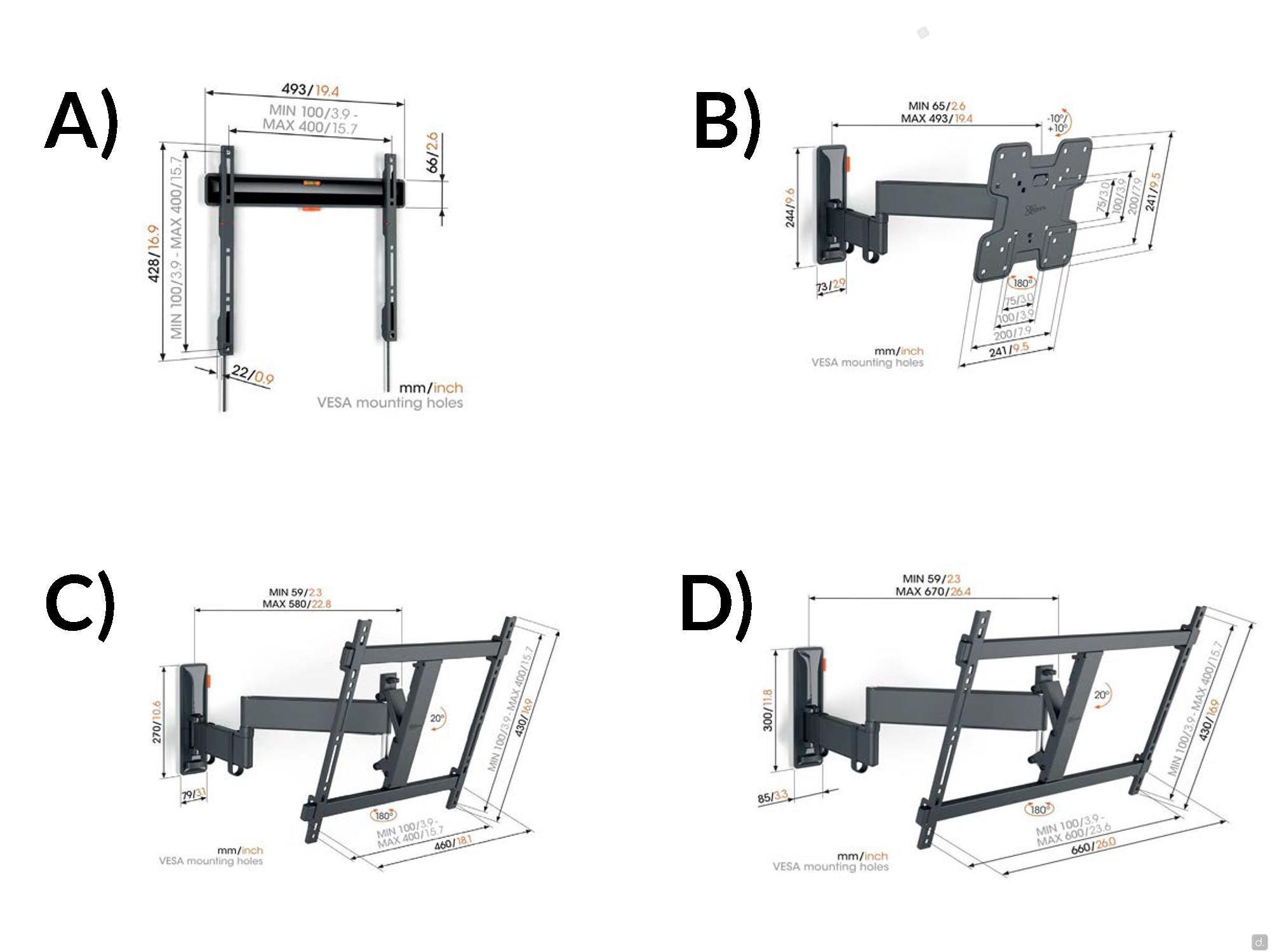 Meuble-Tv orientable Kino avec plateaux en cristal | DIOTTI.COM