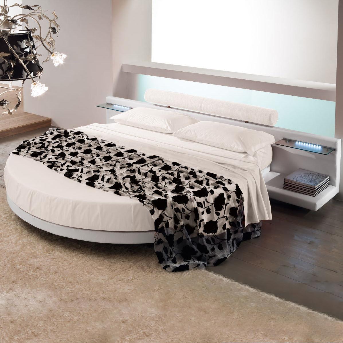 Lit rond avec banquette intégrée Ring | DIOTTI.COM