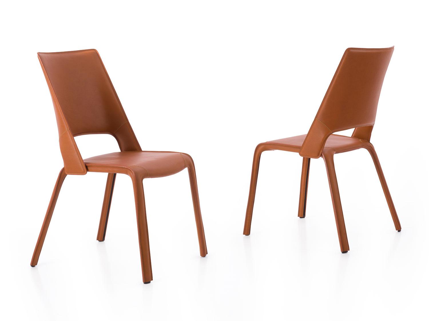 Classic belting leather chair Madera | DIOTTI.COM