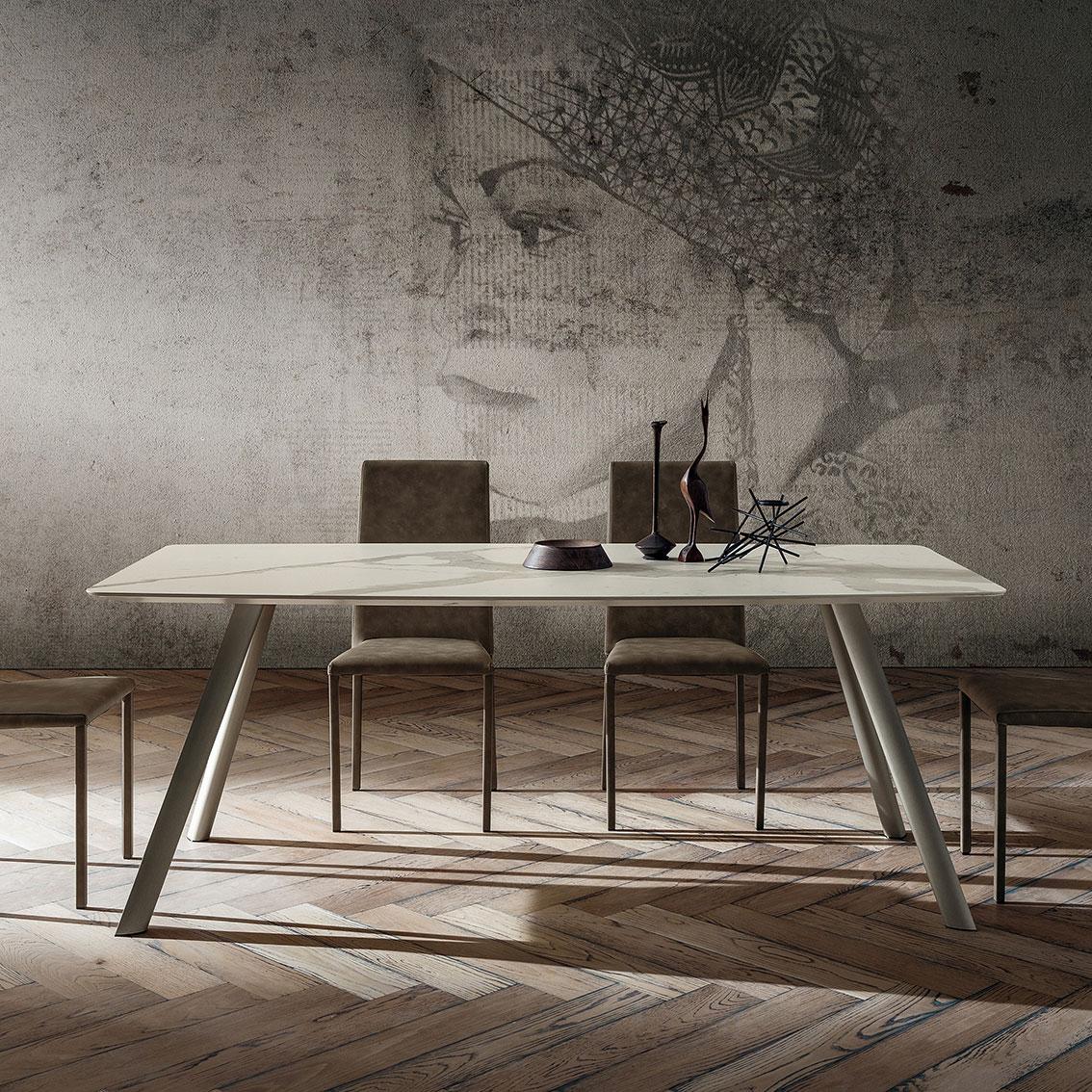 Jason round stone effect table | DIOTTI.COM