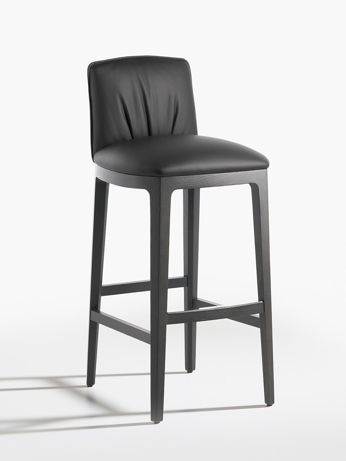 Upholstered swivel high stool Willow | DIOTTI.COM