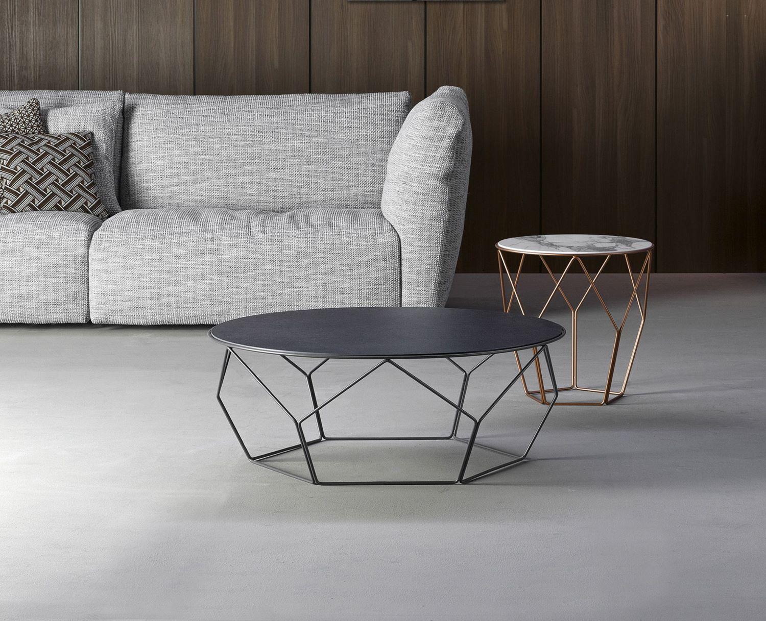 Round ceramic coffee table Arbor by Bonaldo - DIOTTI.COM