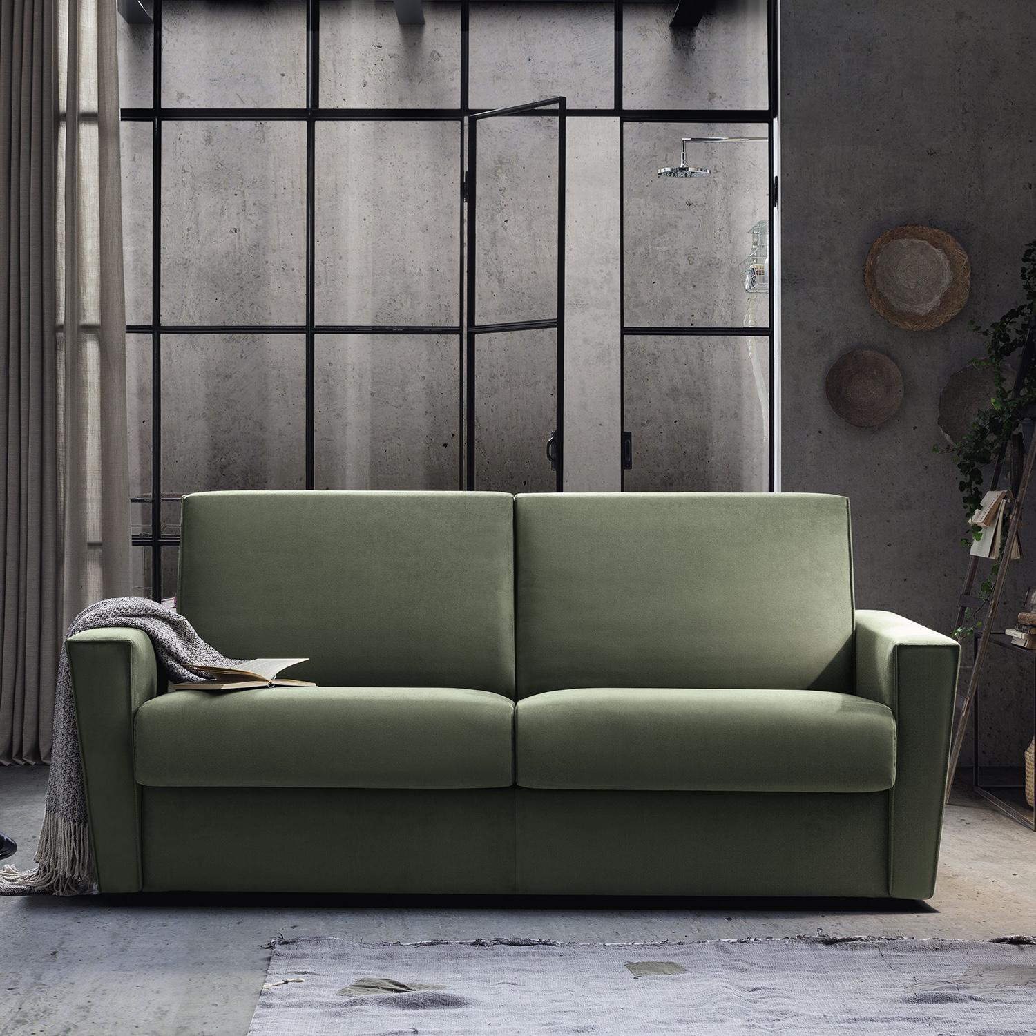 Elegantes Schlafsofa aus Stoff oder Kunstleder Carson Loft | DIOTTI.COM